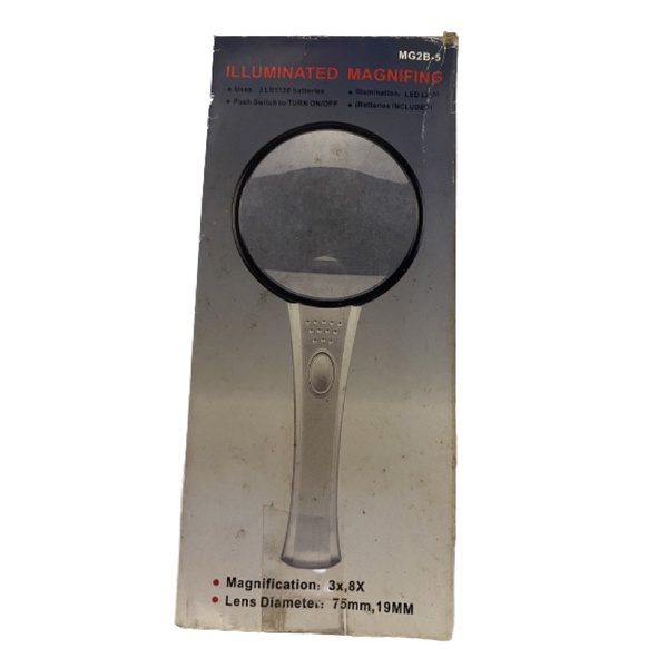Illuminated magnifying glass MG2B-6