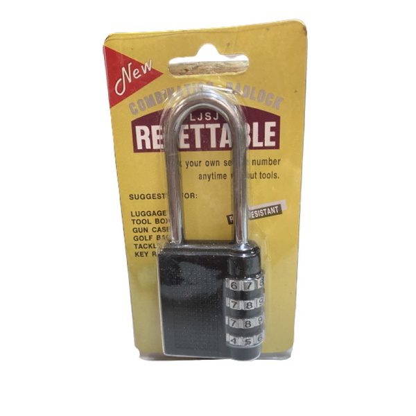 RESETTABLE combination padlock - CL-17BL
