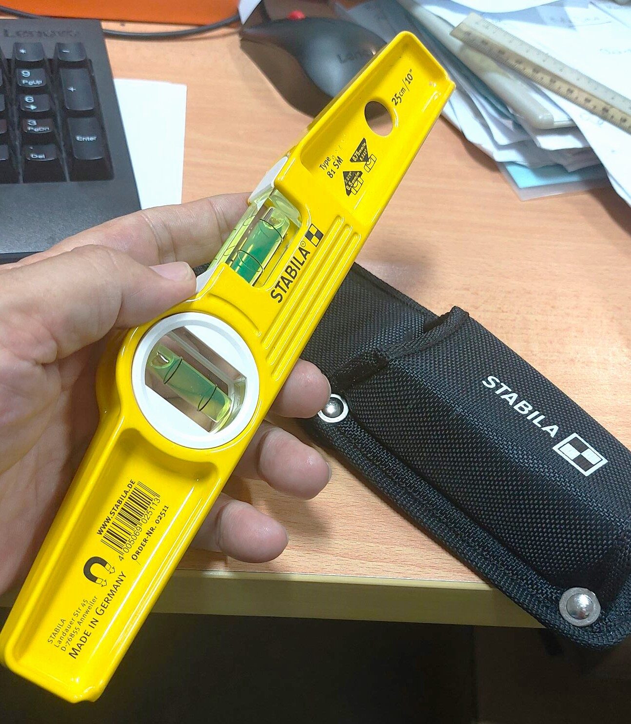 STABILA type 81SM Torpedo Pocket magnetic spirit Level (02511)